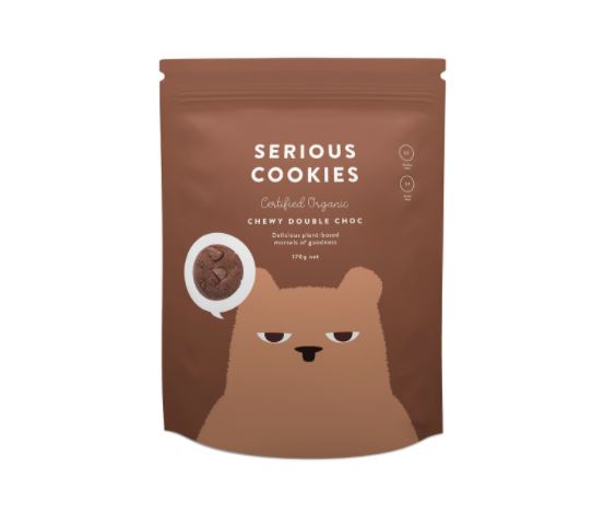 Serious - Cookies - Chewy Double Chocolate - [170g] – Organics Out West